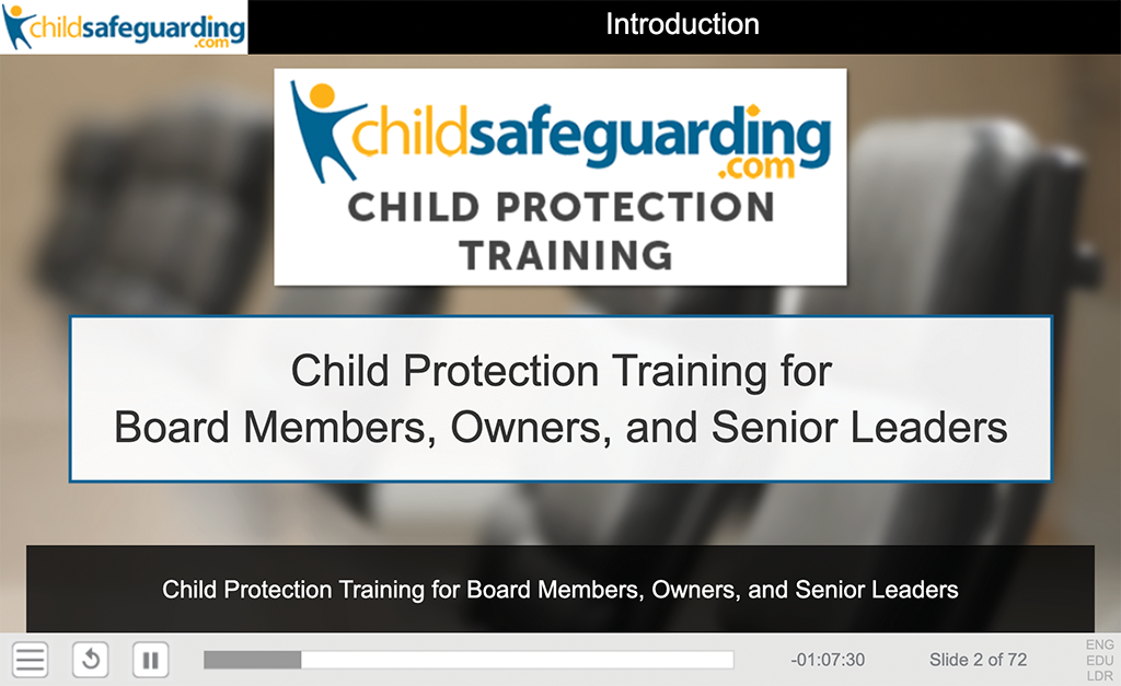 Child Protection Training for Board Members, Owners, and Senior Leaders ...