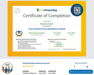 Child Protection Training for Adults Working with Children ...